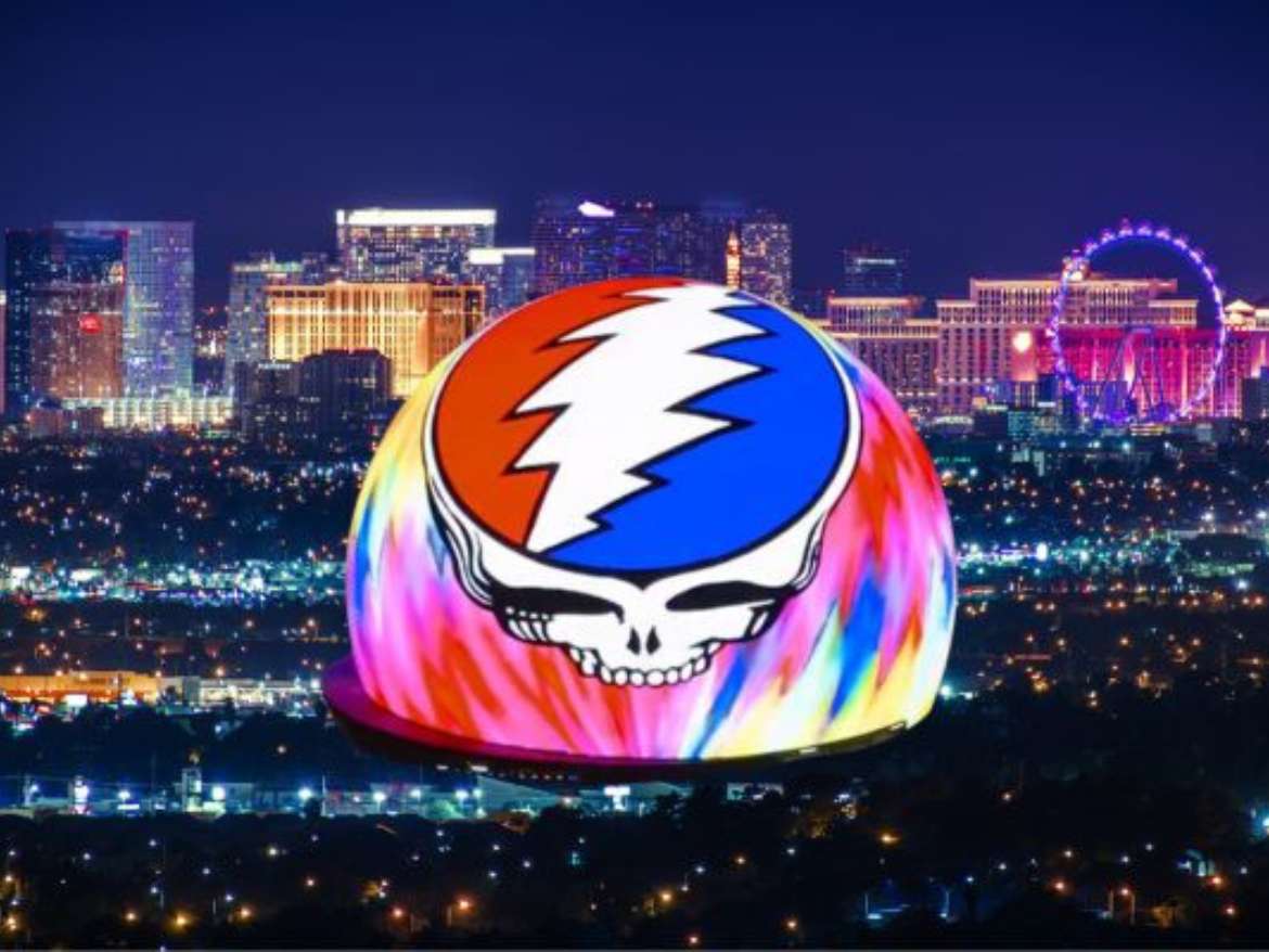 Dead and Company Sphere: Las Vegas Gets Tie-Dyed
